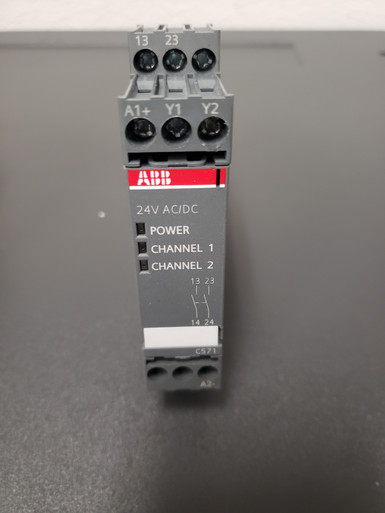 ABB 1SAR501020R0001 C571 Safety Relay, 2 NO Contacts
