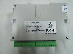 Delta PLC 6 AI Analog Module DVP06AD-S New in box 1 Year Warranty