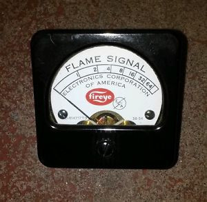 NEW FIREYE 38-54 FLAME SIGNAL METER