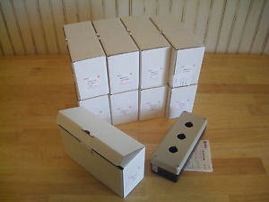 Idec ~ Lot of (9) NEW ~ FB3W-311Z 3-Hole Pushbutton Enclosure Control Box