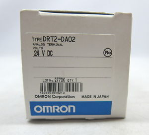 NEW OMRON DRT2-DA02 ANALOG TERMINAL Module 24V