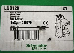 Schneider Electric/Telemecanique LUB120 Power Base, 12A - NEW