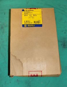Square D, ECB14020G3, Circuit Breaker 20A 1P NEW