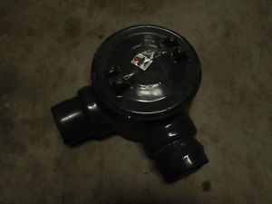 Plastibond, Gual69, 2 Explosion Proof Gual Screw Top J Box, Pvc Coated ...