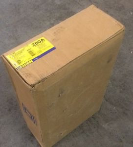 New Square D 3 Pole 4W 200 Amp 240V Heavy Duty Fusible Disconnect ...