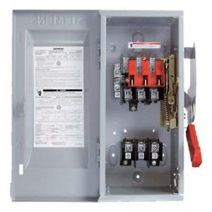 Siemens Vbii Heavy Duty Safety Switch 600V 3P 100A Hf363 Nema 1 ...