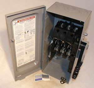 New Square D H321N Safety Sqitch 30A 240V Indoor with Solid Neutral ...