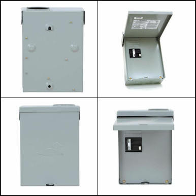 60 Amp Gfci Gfi Spa Hot Tub Disconnect With Outdoor Box 60A Subpanel ...