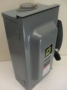 Square D D223Nrb Disconnect Switch 100 Amps 240 Volts 2 Pole 3R ...