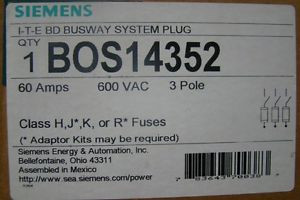 Siemens / Ite Bos14352 Busway Plug - SPW Industrial