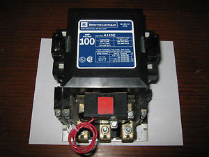 Telemecanique 100A Mechanically Latched Lighting Contactor, A143E, New