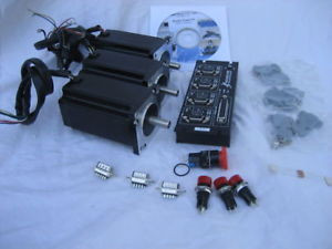 Gecko G540 w/ Four Nema 23 Steppers 620 oz/in motors