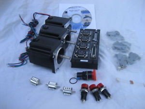 Gecko G540 w/ Four Nema 23 Steppers 300 oz/in motors