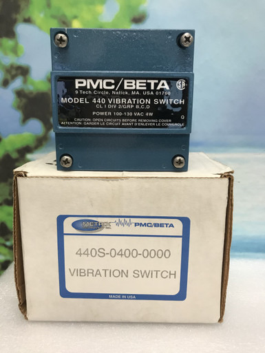 PMC BETA 440S-0400-0000 / 440S04000000 new old stock vibration switch