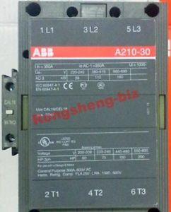 1PC New ABB A210-30-11 Contactor AC24 110 220 380V PLC