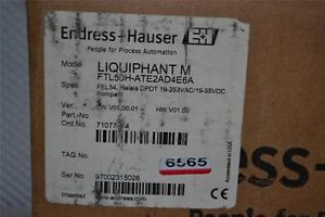 ONE NEW ENDRESS & HAUSER Liquiphant FTL50H / FTL50H-ATE2AD4E6A