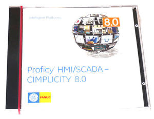 NEW SEALED GE FANUC PROFICY HMI/SCADA CIMPLICITY 8.0 SOFTWARE