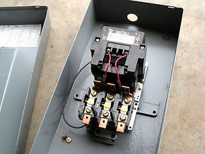 50HP Square D Size 3 Electric Motor Starter 480v Coil nema 1 Enclosure ...