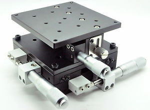 XYZ 90X90mm horizontal precision linear stage cross-roller bearing, low ...