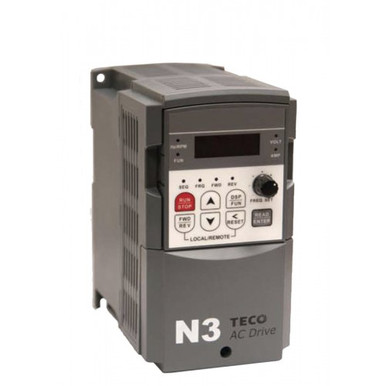 3HP 3PH 460V VFD TECO WESTINGHOUSE VARIABLE FREQUENCY DRIVE N3-403-C