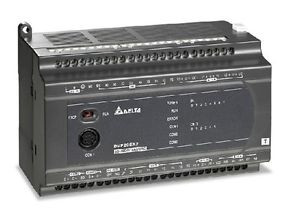 DVP30EX200T Delta PLC 100-240VAC DI16 DO10 transistor DI3 DO1 analog ...