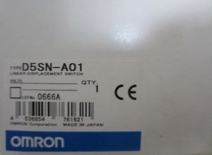 New In Box Omron D5Sn-A01 Displacement Sensors - SPW Industrial