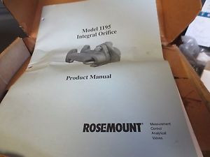 Nos Rosemount Integral Orifice 1195 - SPW Industrial
