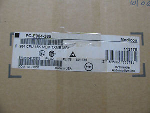 Modicon PC-E984-385 (PC-E984-385) Industrial Control System - SPW ...