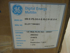 NEW GE MULTILIN 350 FEEDER PROTECTION RELAY 350-E-P5-G5-H-E-M-C-P-3E-D ...