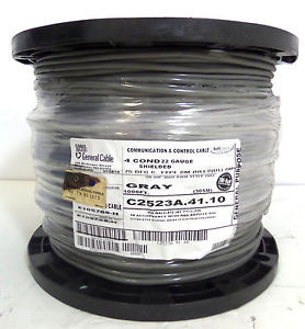 Carol Brand / General Cable Gray C2523A.41.10 22-Awg Multiconductor ...