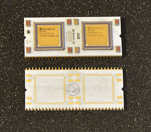 Buy - Vintage DEC J11 CPU - White ceramic and gold