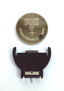 Buy - 500pc Vertical lead Coin Cell Battery Holder CH74-2032 for CR2032 ...