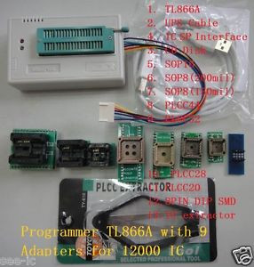 Buy - High Performance TL866A Universal EEPROM Programmer with 9 Adapters 1+9