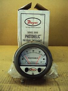 Buy - DWYER SERIES A3000 PHOTOHELIC PRESSURE SWITCH/GAGE NEW