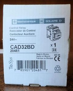 Buy - Telemechanique CAD32BD Control Relay - New in Box - 24VDC Coil