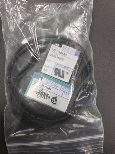 NEW, MAC PID-111BAAA+55B-12-PI-111BA LESS VALVE BODY, 120V AC COIL.