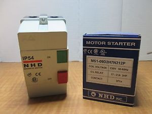 Buy - NHD IP54 MS-09D2H7N212P Magnetic Starter 230V 50-60Hz O-L Relay ...