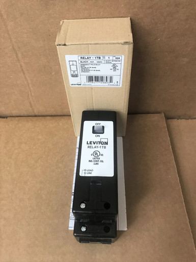 Buy - Leviton Relay-1TB 1 Pole Black GreenMAX Relay 30A Latching Basic ...