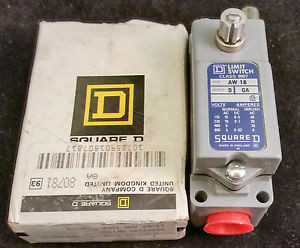 Square D Class 9001 Type AW16 LIMIT SWITCH 9001AW16 LEVER PLUG-IN NIB ...