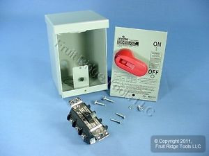 Buy - Leviton Motor Starter Switch TPST THREE POLE Single Throw w ...