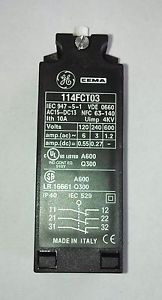 General Electric Cema Cge Safety Limit Switch, 600V Max (114Fct03 ...