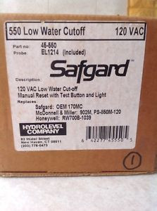 Buy - SAFEGARD Model 550 Low Water cut off hydrolevel 45-450-25