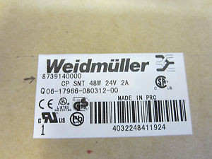 Buy - WEIDMULLER POWER SUPPLY 8739140000 CP SNT 48W 24V 2A
