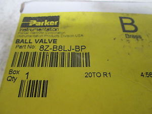 Buy - PARKER 8Z-B8LJ-BP BALL VALVE NEW IN A BOX