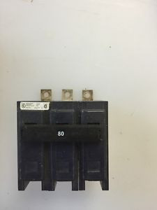 Buy - New Eaton Cutler Hammer BAB3080H Circuit Breaker 80 AMP 240 VAC 3 ...