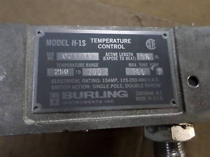 Buy - BURLING INSTRUMENT H-1S TEMP CONTROLLER NEW IN BOX