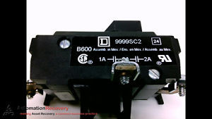 Buy - SQUARE D 9999SC2 SERIES B HAND/OFF/AUTO SELECTOR SWITCH 600VAC, NEW