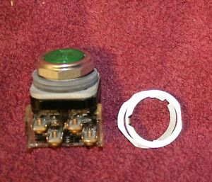 Buy - Allen Bradley 800T-A1A Flush Head Push Button Unit, Green Button ...