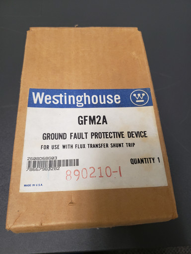 Westinghouse Gfm2A Ground Fault Protective Device