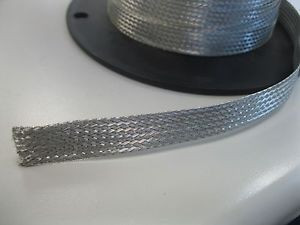 100 FEET 5/8 BRAIDED GROUND STRAP GROUNDING BRAID SLEEVING - SPW Industrial